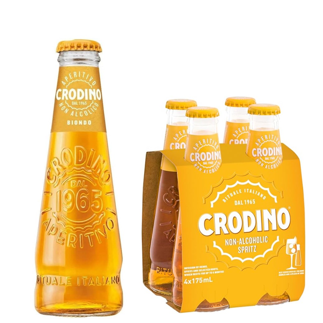 The Malt Gallery – Buy CRODINO 0% ABV - PACK OF 4 in Lebanon